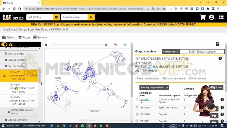 SIS Caterpillar 2.0 Online - Mecanicos Vip